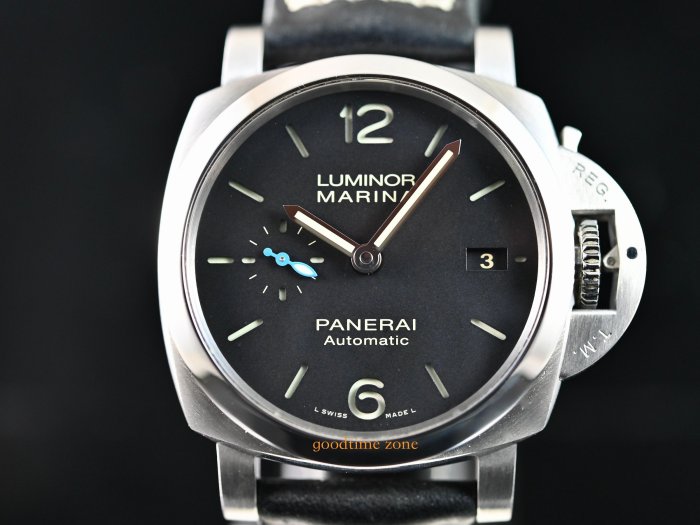 Panerai 沛納海 Pam 2392 Luminor Marina 藍色小秒針 八年保固 42mm